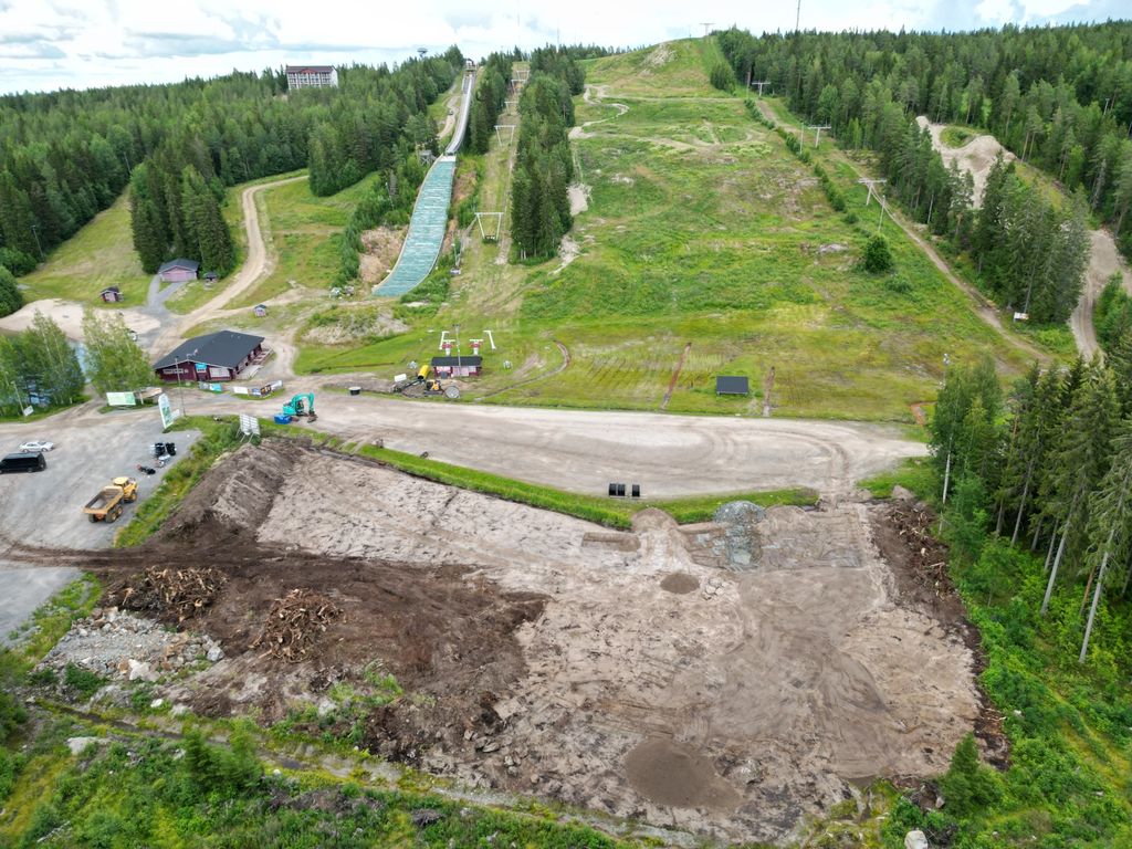 Keskipisteen pohjustustyöt on aloitettu Simpsiöllä – Rakennus pystyssä ...